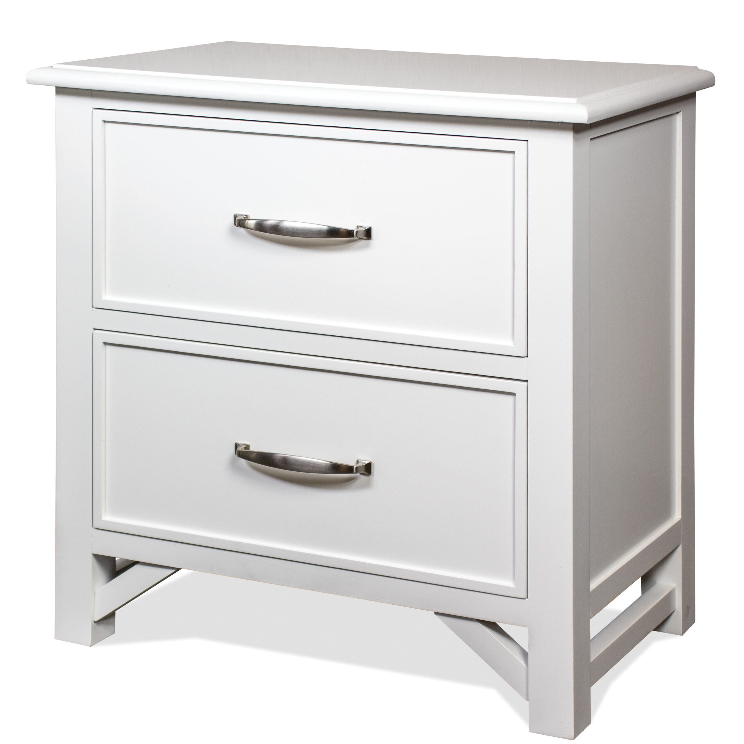 Two Drawer Nightstand – Bronze Lady Home Furnishings