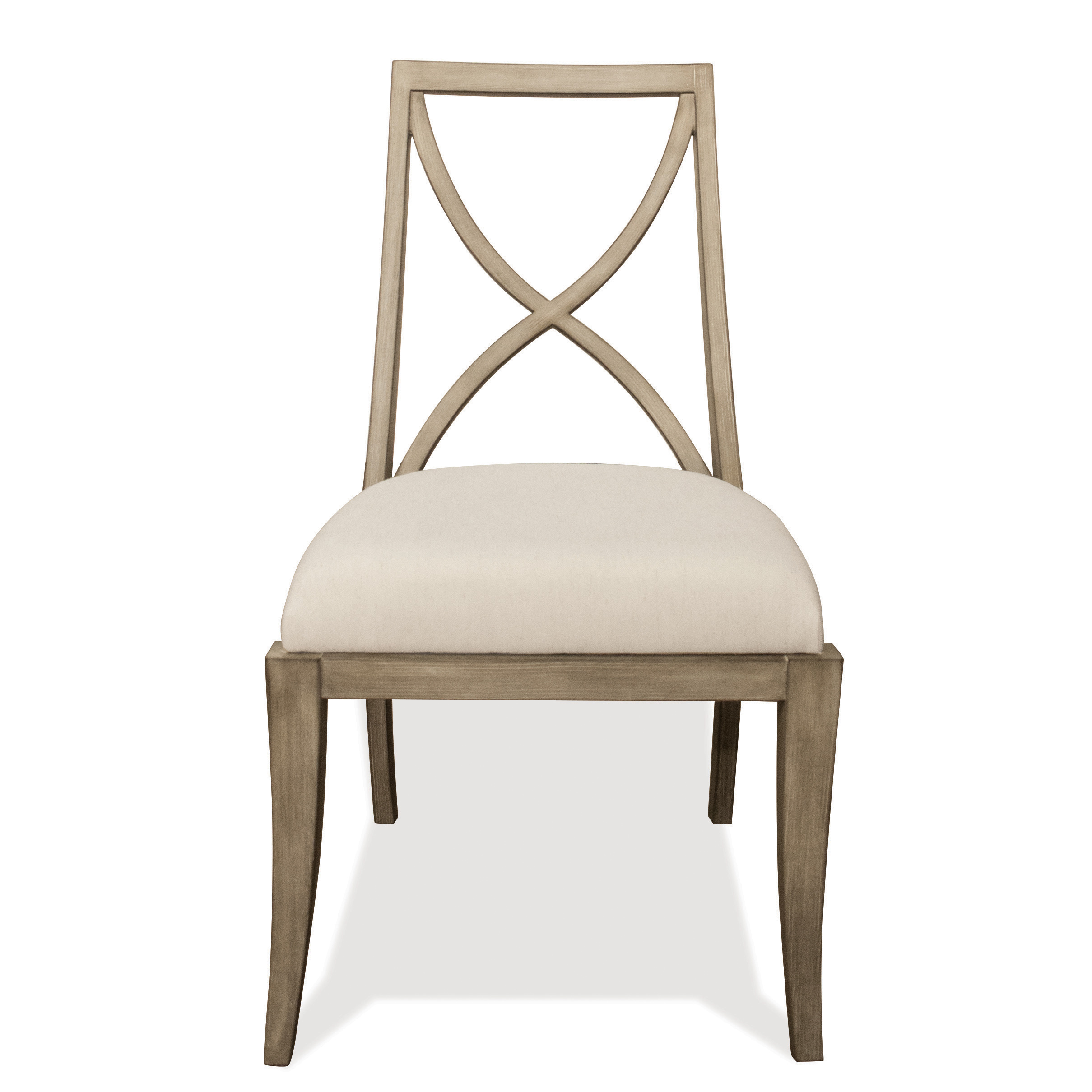 X-Back Upholstered Side Chair – Bronze Lady Home Furnishings