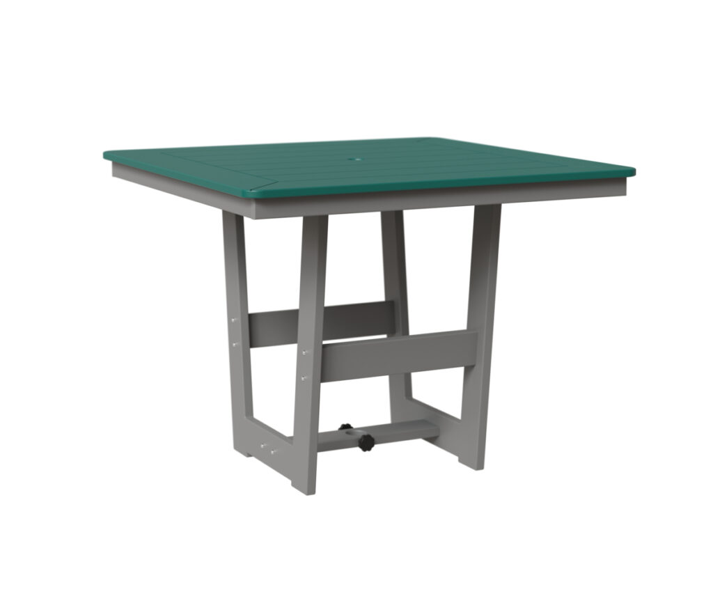 Hudson 40″ Square Table Dining Height – Bronze Lady Home Furnishings